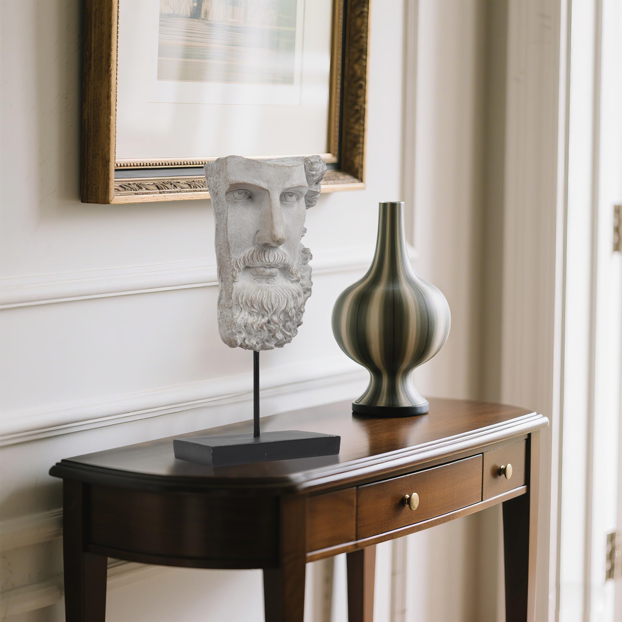Mua Greek Statue Sculptures Home Decor - Resin Bust Statue Zeus Statue ...