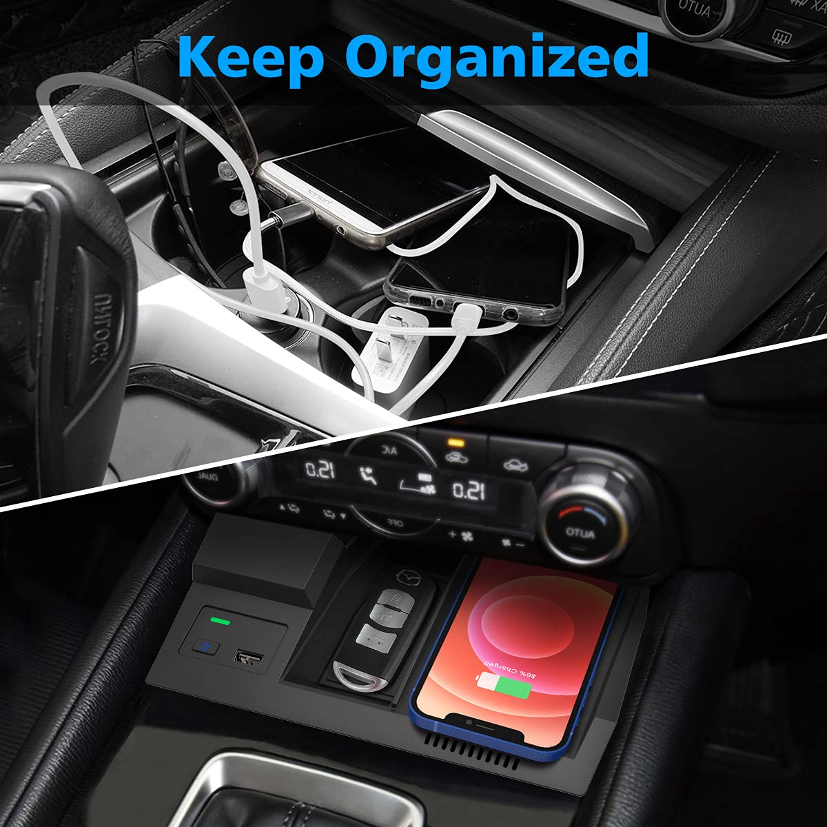 Mua CarQiWireless Wireless Car Charger for Mazda CX5 2017-2024 2025 ...