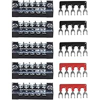 Amazon.com: MILAPEAK Terminal Block and Strip - 10pcs (5 Sets) 5 ...