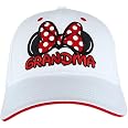 Disney Women's Minnie Mouse Grandma Fan Baseball Cap, White at Amazon ...