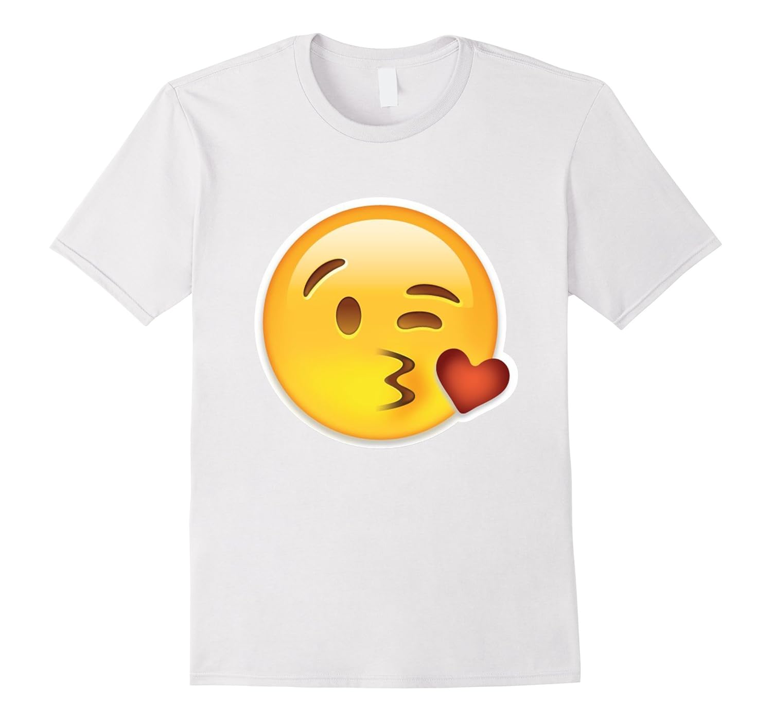 Kissy Face Emoji-Kiss Heart Wink Kissing Face tshirt-CL – Colamaga