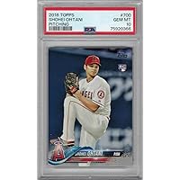 Amazon.com: 2018 Topps Baseball #700 Shohei Ohtani Rookie Card Graded PSA 10 Gem Mint ...