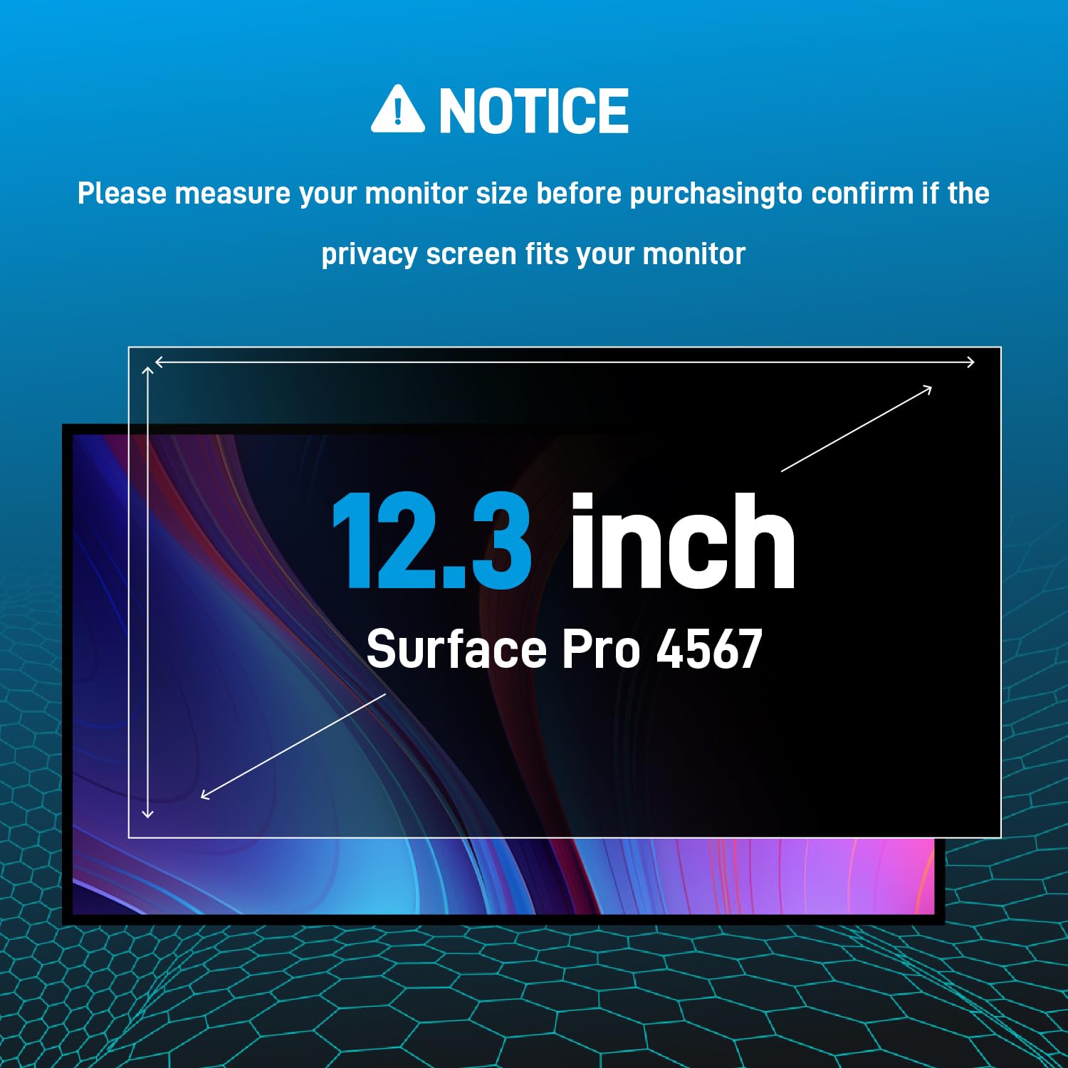 Mua RVAPU for Microsoft Surface Pro 4/5/6/7 12.3 inch Privacy Screen ...