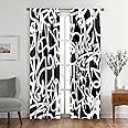 Amazon.com: Graffiti Window Drapes Curtain Graffiti Writing Old School ...