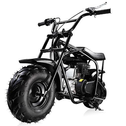 Oryxearth 105CC 4-Stroke Mini Bike, Off Road Gas Powered with Automatic ...
