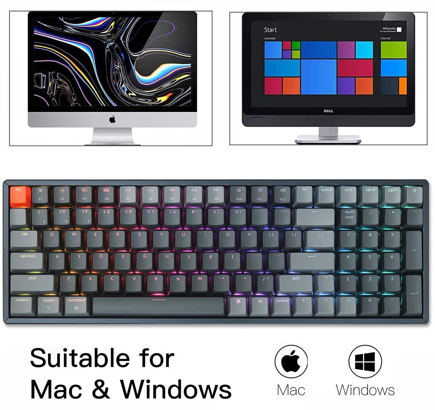 Mua Keychron K4 Bluetooth Wireless Mechanical Keyboard RGB LED Backlit ...