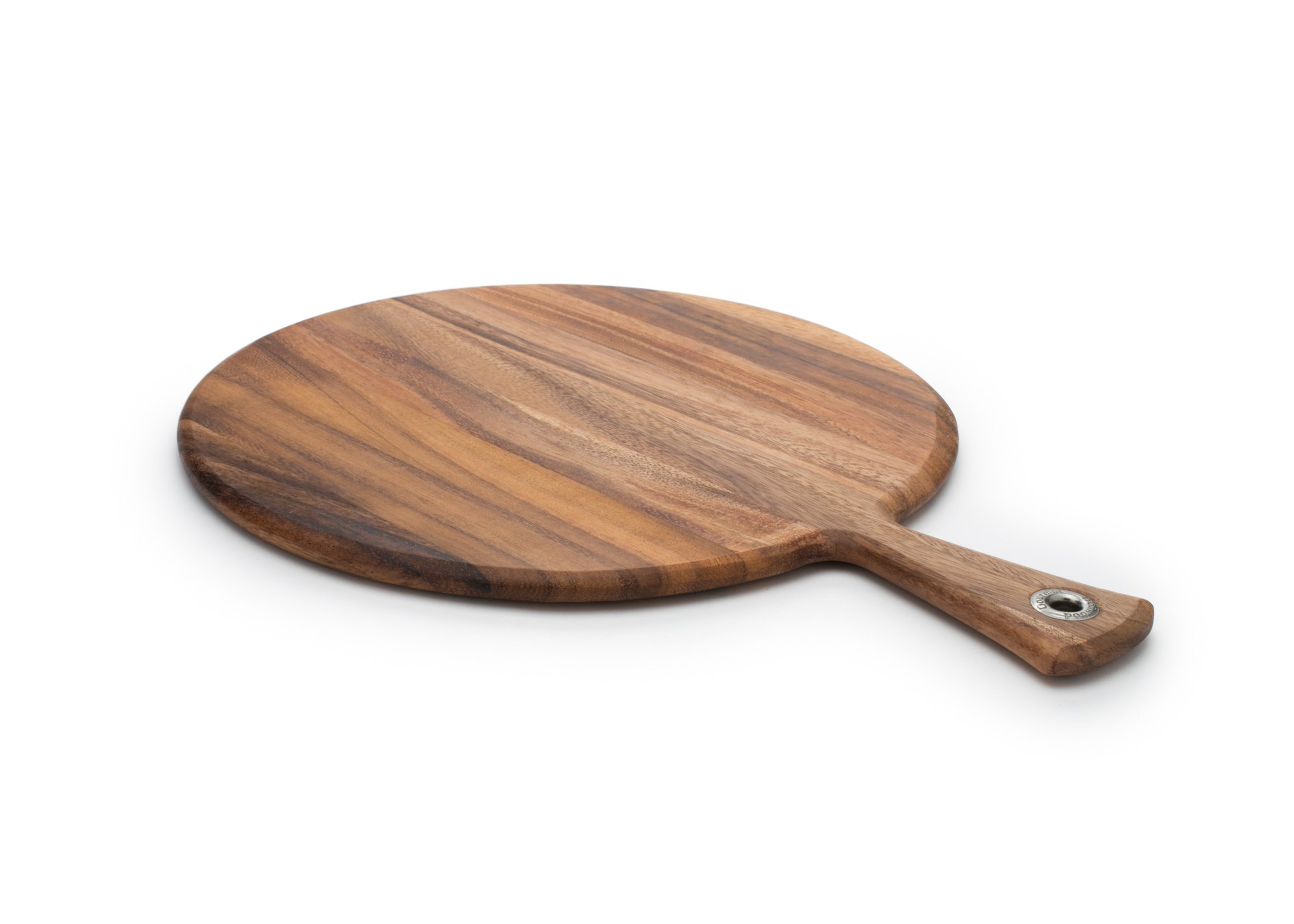 Ironwood Gourmet Round Provencale Paddle Round, Acacia Wood 0.5 x 12 x ...
