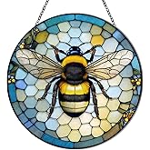 Amazon.com: MATIHAY Bee Acrylic Window Hangings, Honeycomb Bumble Bee ...