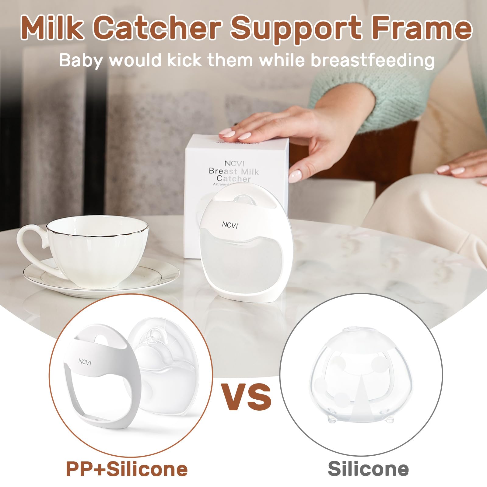 Mua NCVI Silicone Breast Milk Collector Catcher, Let Down Manual ...