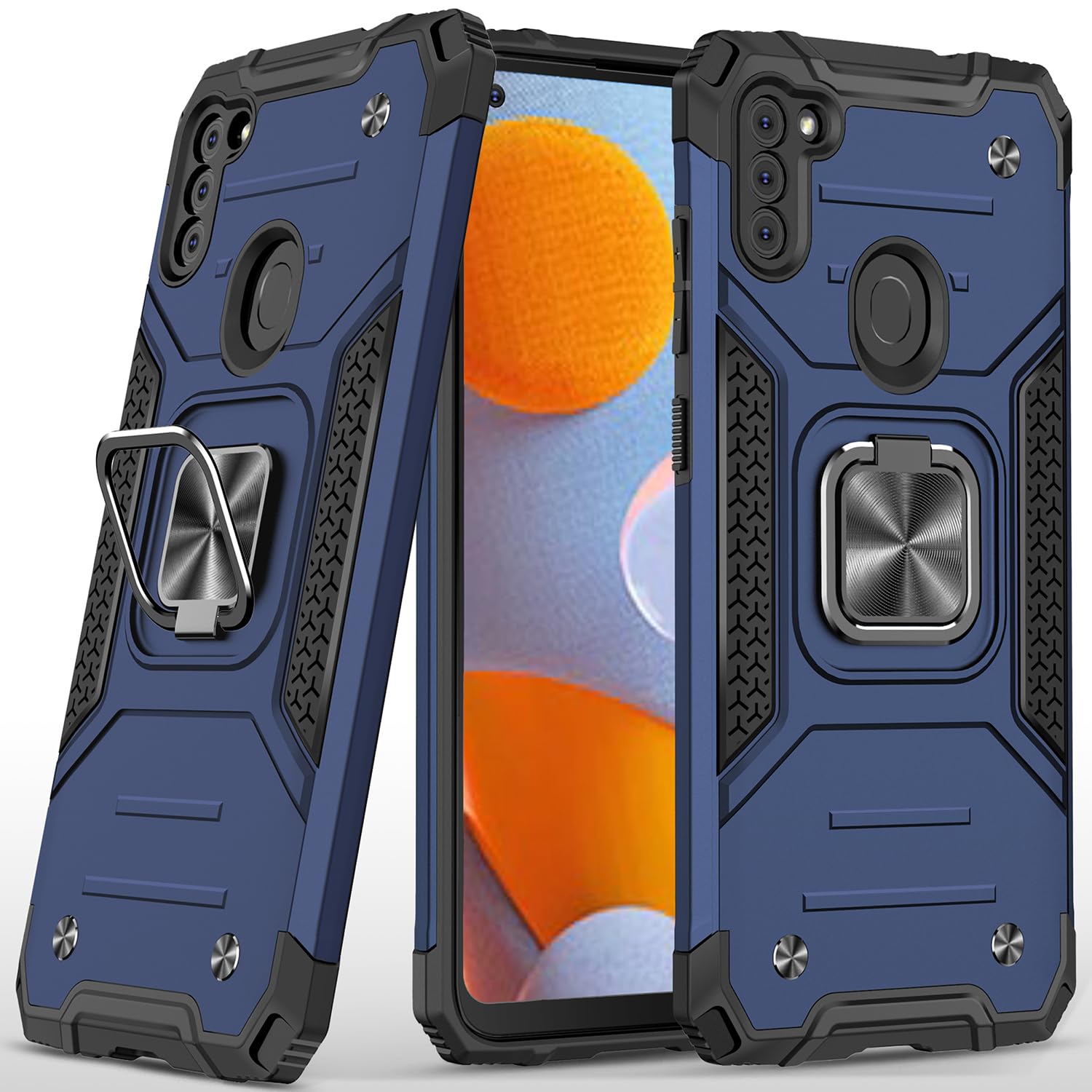 Dionsibei for Samsung Galaxy A11 Case Military Grade Built-in Kickstand ...