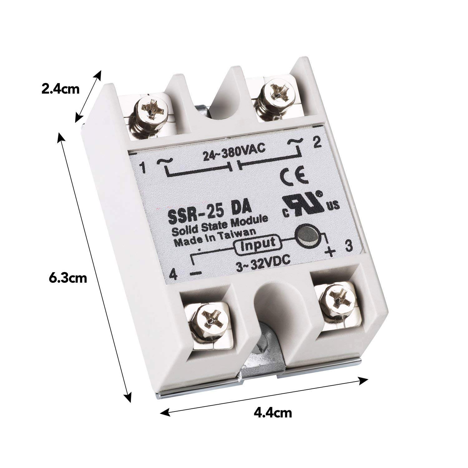 Mua HiLetgo 2pcs SSR-25DA 25A 250V Solid State Relay Module trên Amazon Mỹ chính hãng 2024 | Fado