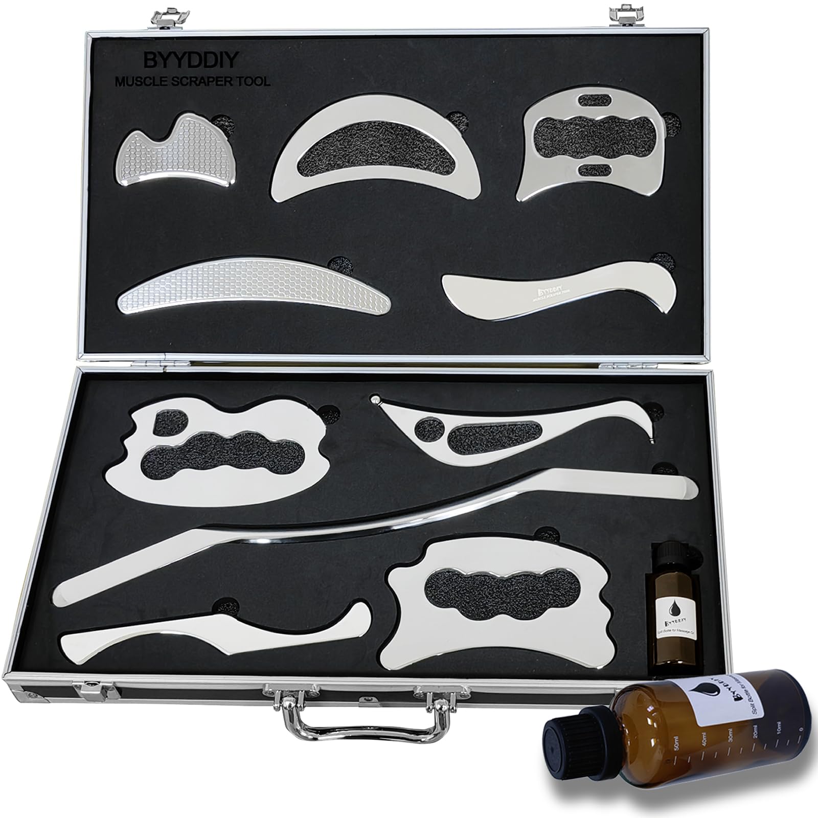 Mua BYYDDIY Collector's Edition 11 in 1 Stainless Steel Gua Sha Muscle ...