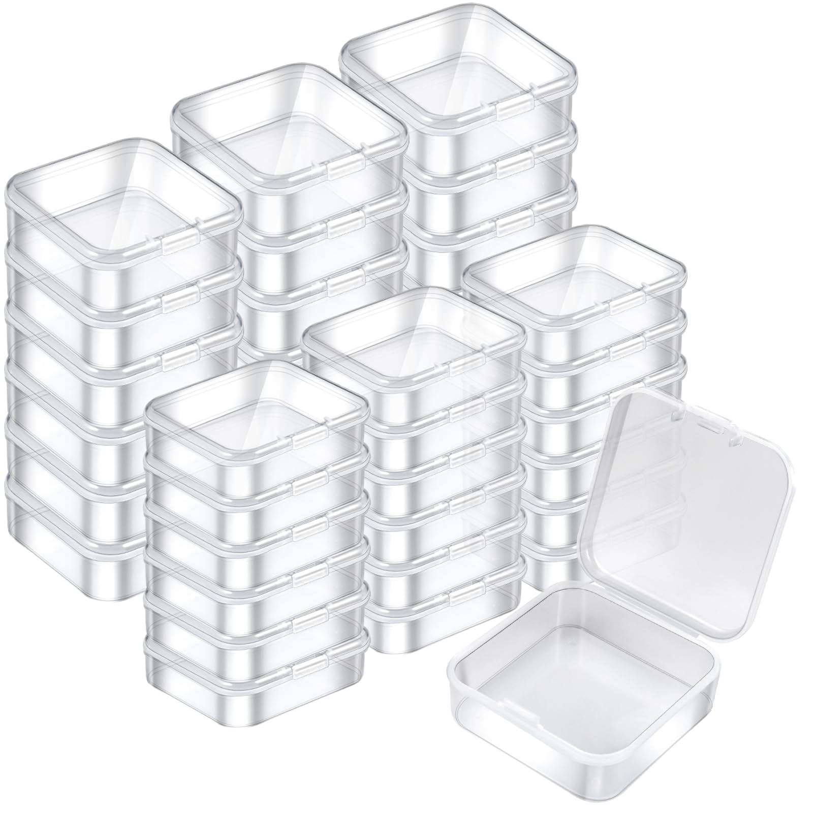 Mathtoxyz 36PCS Bead Organizer Box, Small Bead Organizers and Storage Containers Rectangle Bead ...