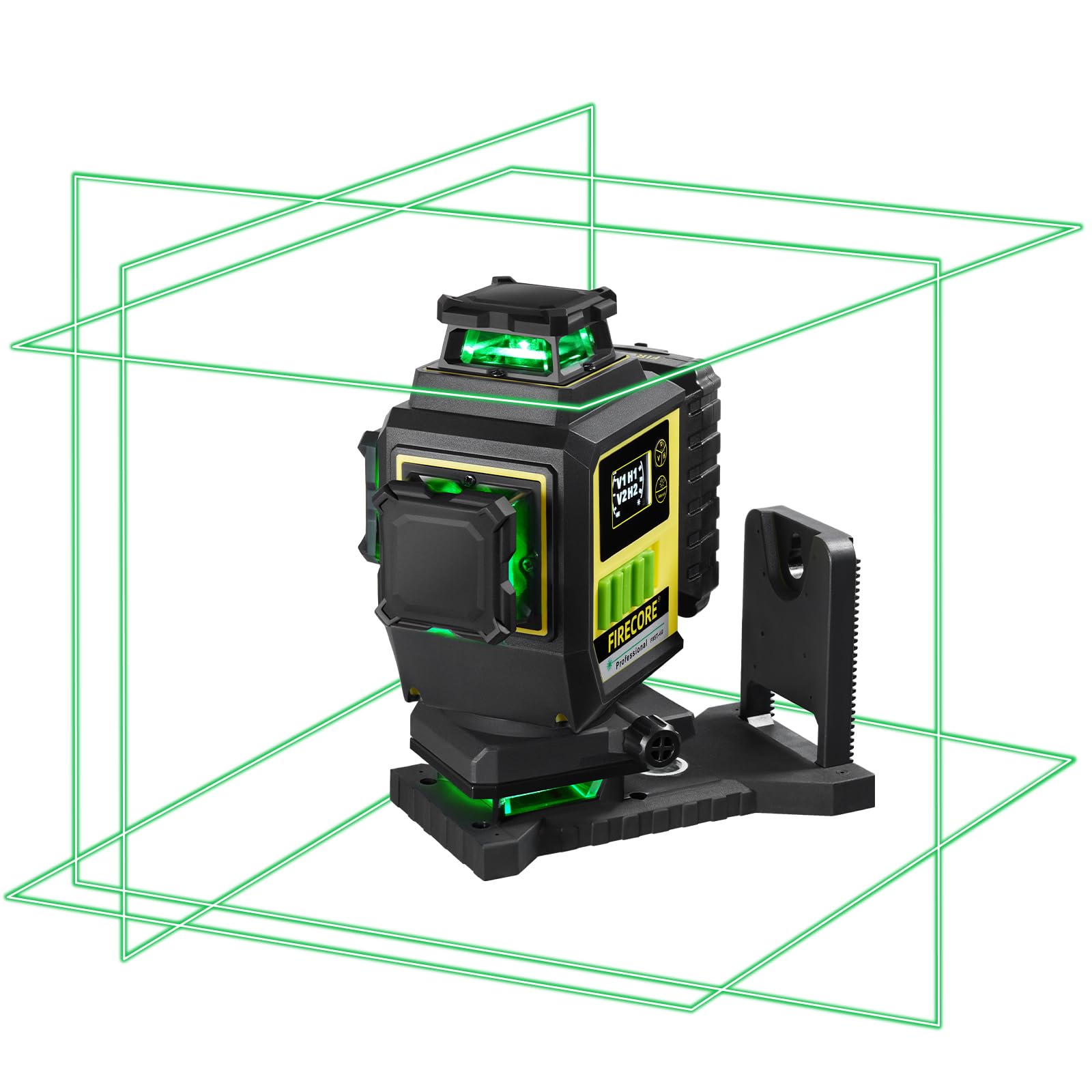 Firecore 3 X 360 Green Laser Level Self leveling Three Plane Leveling Firecore 3 X 360 Green Laser Level Self leveling Three Plane Leveling