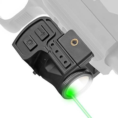 500 Lumens Pistol Laser Light Combo,Tactical Weapon Light Laser Sight ...