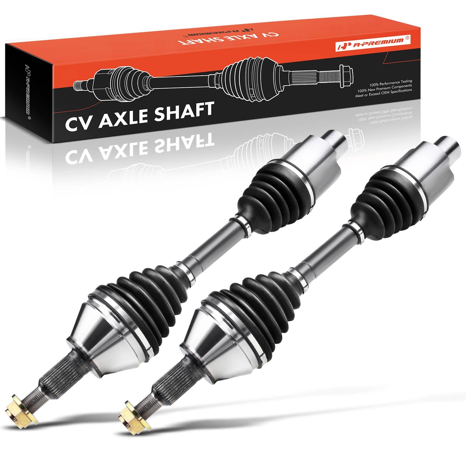 A-Premium Pair (2) Front CV Axle Shaft Assembly Compatible with Ram ...