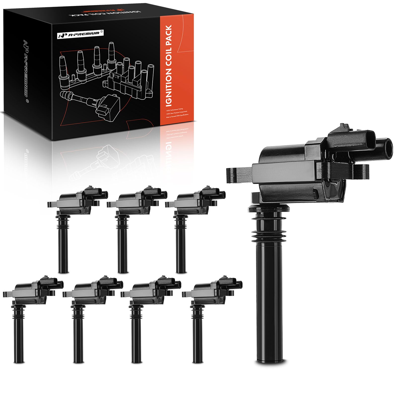 A-Premium Ignition Coil Pack Compatible with Dodge Ram 1500 2500 3500 ...