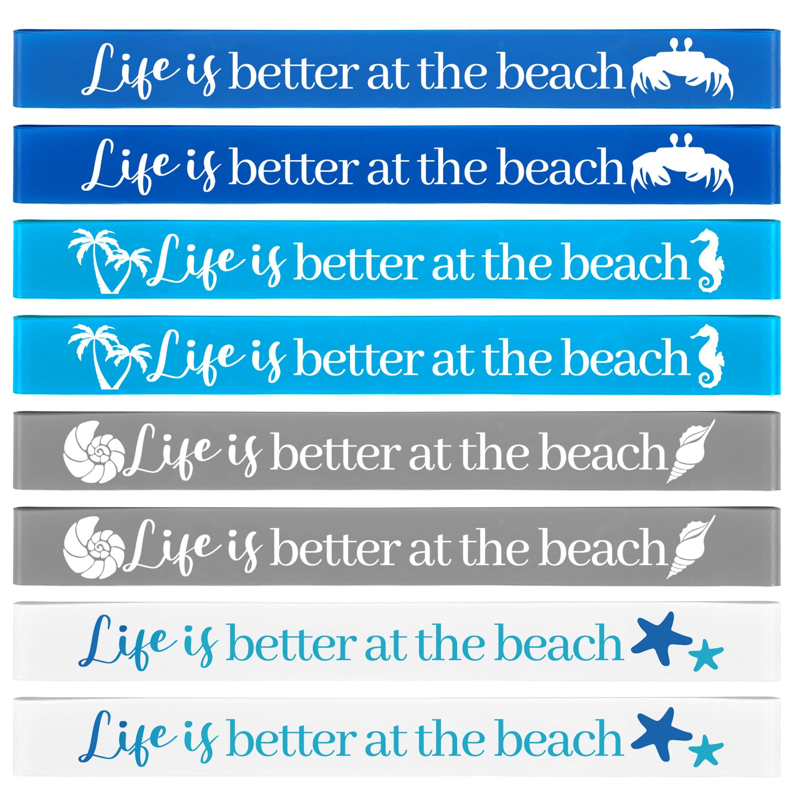 Junkin 8 Pcs Towel Band Beach Chair Clips Bands Rubber Pool Chair Towel ...