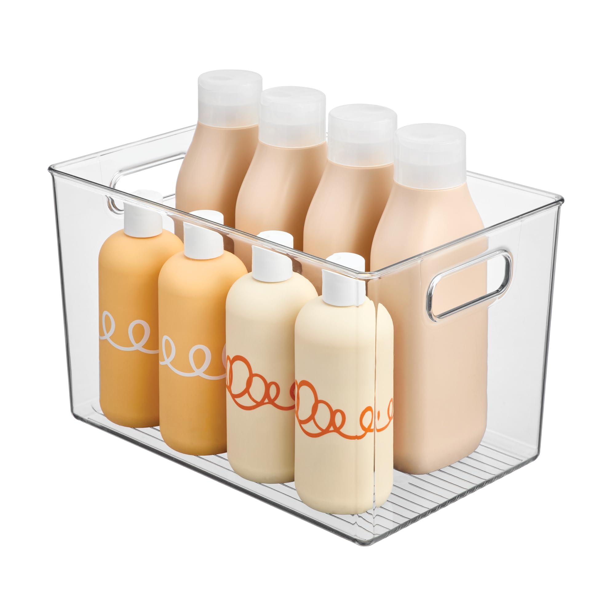 iDesign Large Clear Plastic Storage Bin for Bathroom or Vanity ...