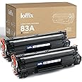 Amazon.com: 83A Toner Cartridges Black Compatible with HP 83A CF283A ...