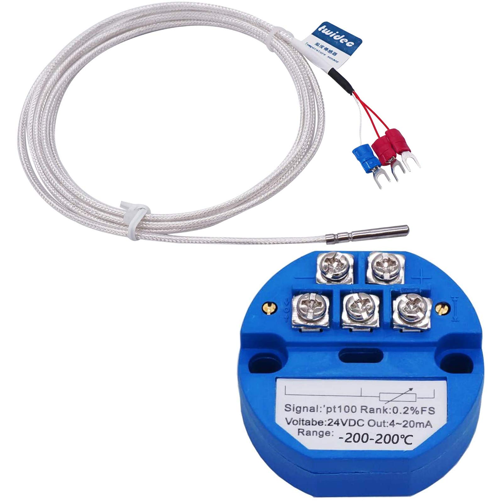 Mua TWTADE Waterproof PT100 Thermocouple + Temperature Transmitter -200 ...