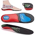 Amazon.com: 2 Pairs [4 Pcs] Plantar Fasciitis Relief Shoes Insoles High ...