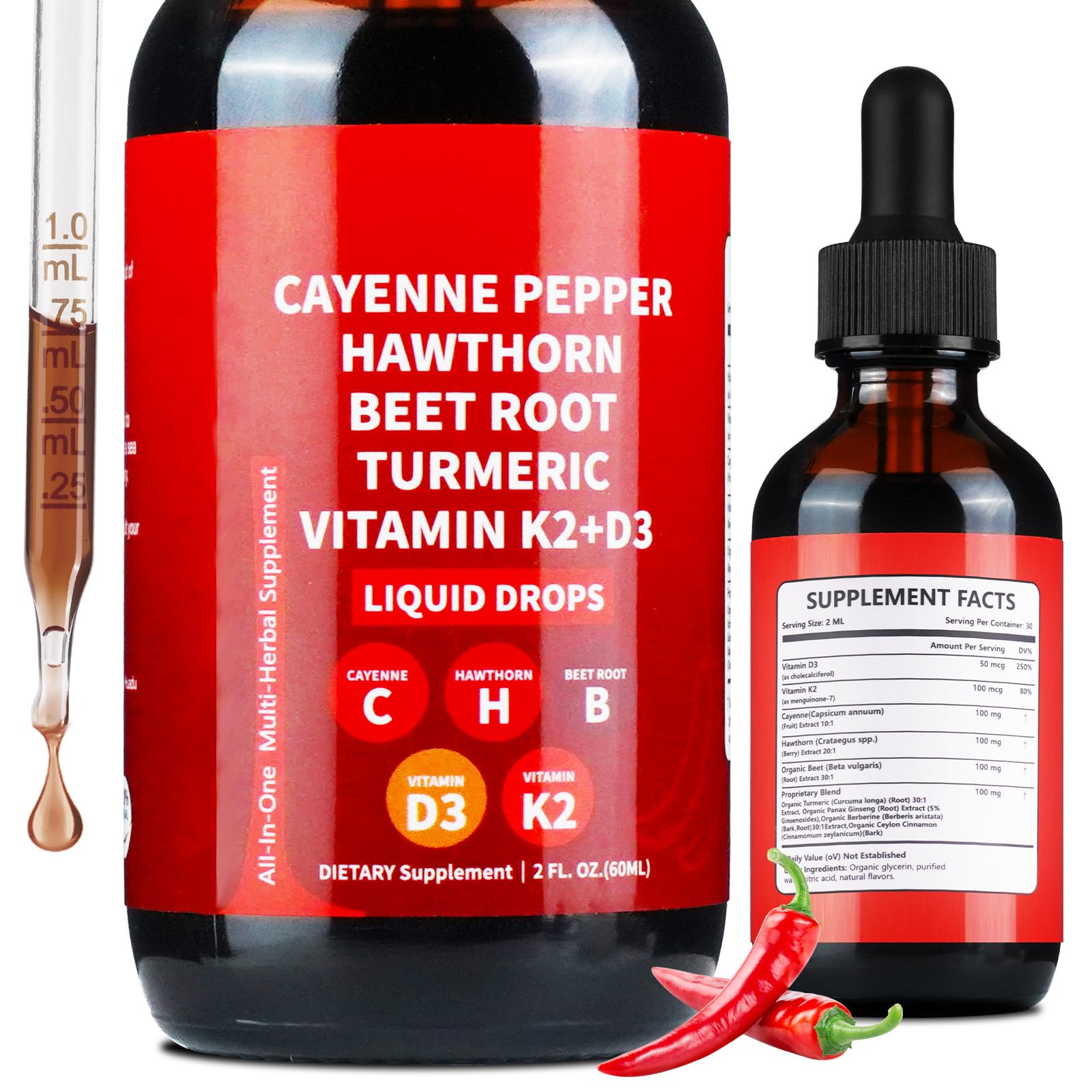 Cayenne Pepper Drops Supplement Liquid,Cayenne Pepper Extract,Cayenne ...