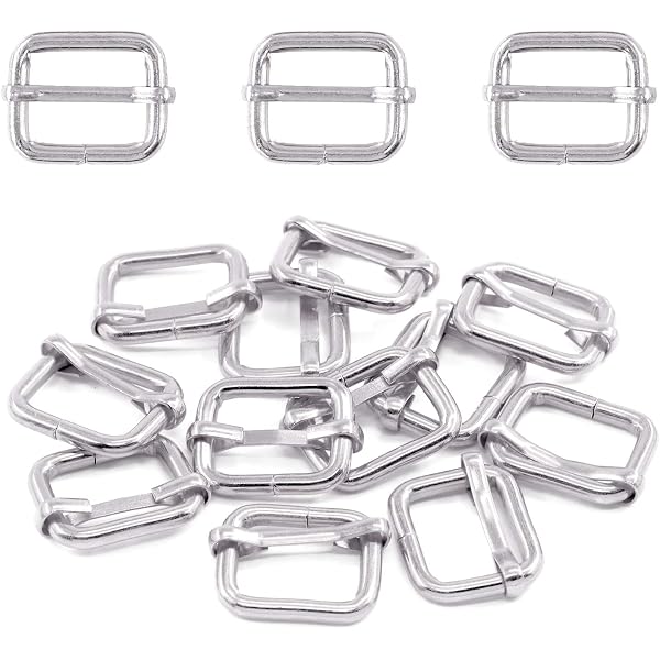 Sheet Metal D Rings Webbing (20,50)pcs,1'' (25mm) Weld Rectangle Rings