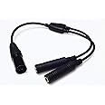 Amazon.com: Wirenest GA Twin Plug to Airbus XLR Headset Adapter : Electronics