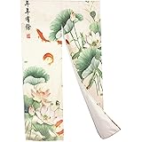 Amazon.com: MYRU Japanese Noren Doorway Curtain Tapestry (Red Fish,33.5 ...