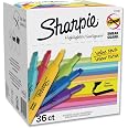 Amazon.com : Sharpie Tank Style Bulk Highlighters Chisel Tip ...