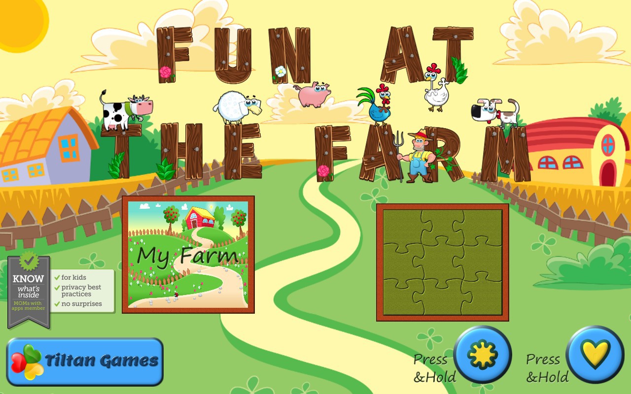 Fun at the Farm - Jigsaw Puzzles for Kids and Toddlers:Amazon.it ...