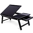Amazon.com - BIRDROCK HOME Bamboo Laptop Bed Tray with Multi-Position ...