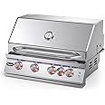 Amazon.com: Hygrill Premium XTR 32-Inch Built In Grill, Stainless Steel ...