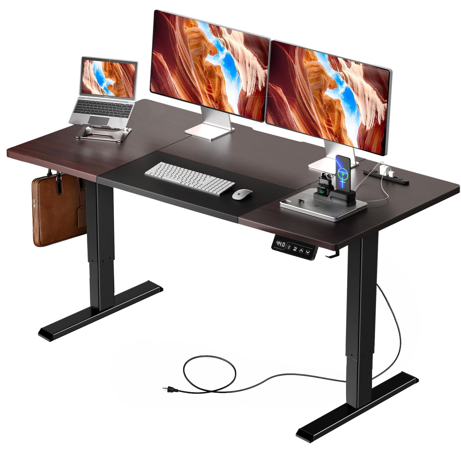 Mua ComHoma DTS110-Brown Computer Desk, Elevating Type, Electric ...