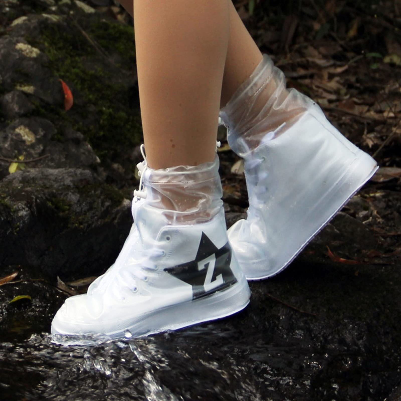 Zbyoujer Waterproof Shoe Covers - Boot Covers Shoe Covers For Rain ...