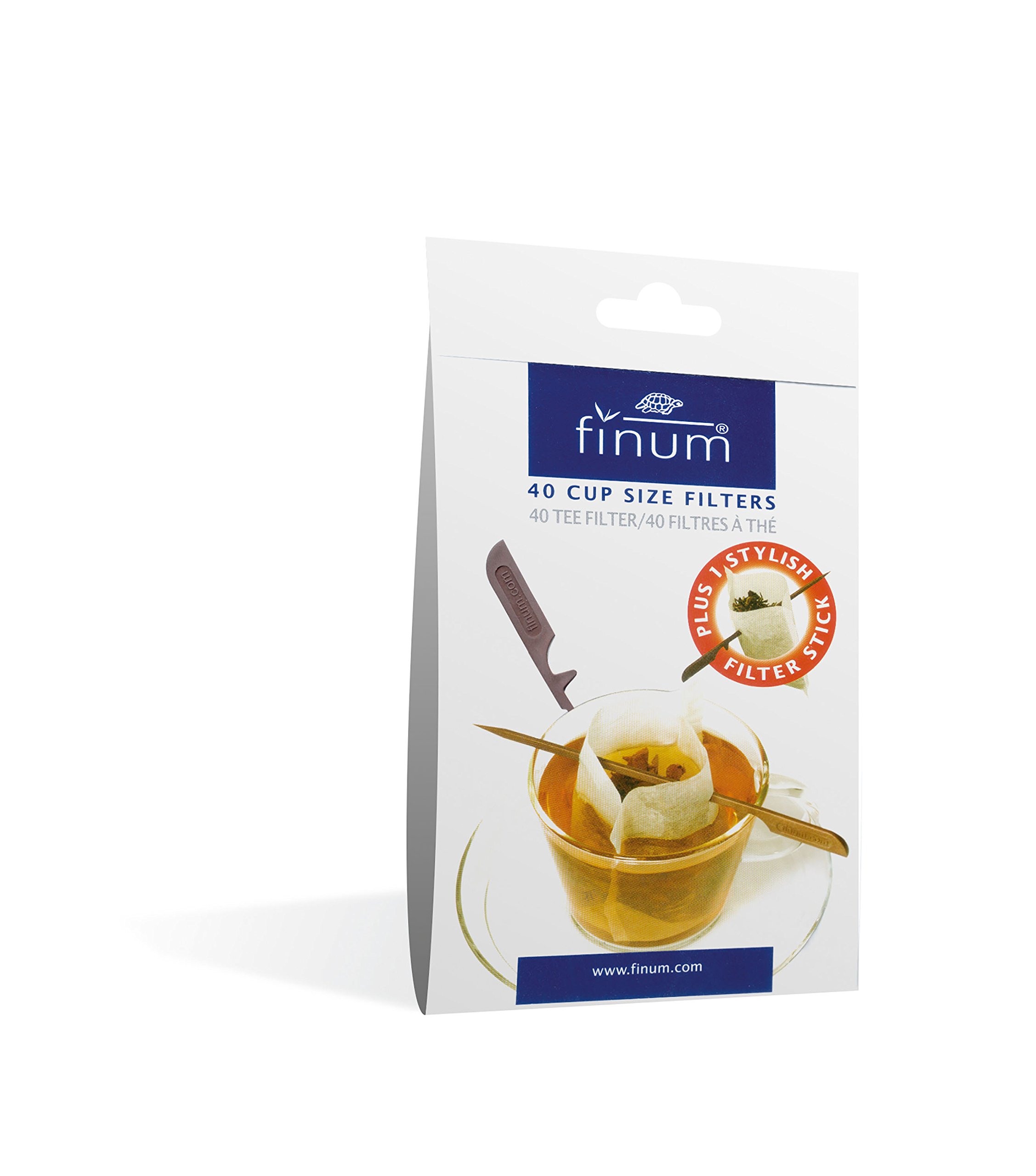 Mua Finum Disposable Cup-Sized Paper Tea Filter Bags for Loose Tea plus ...