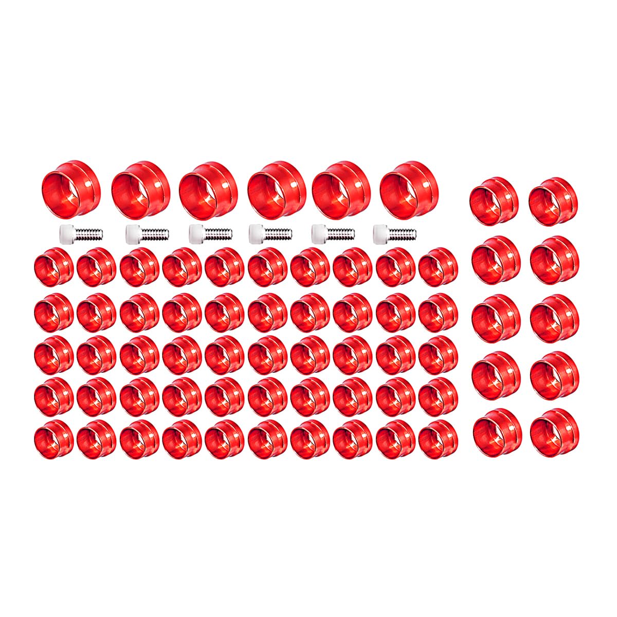 66X Motorcycle Engine Bolt Topper Caps Cover Compatible with for Harley ...