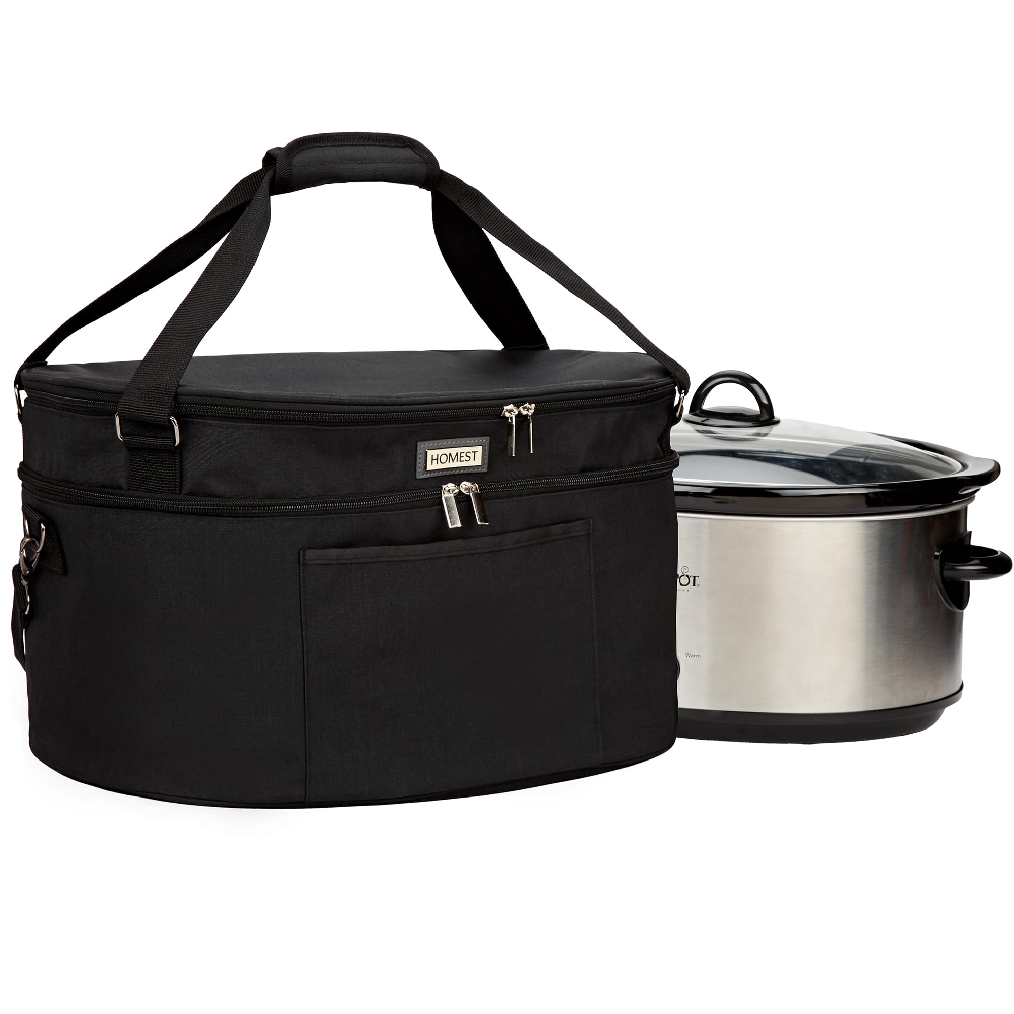 HOMEST Slow Cooker Bag for Crock-Pot 6-8 Quart, Insulated Travel ...