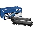 Brother original TN760 High-Yield Black Toner Cartridge Value Pack (2 ...