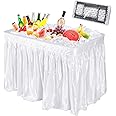 Amazon.com: Giantex Folding Ice Tables for Parties with Drain, Fill and ...