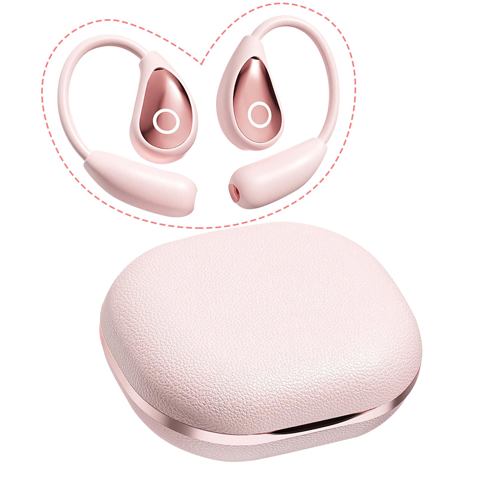 FLDAM Open Ear Earbuds Wireless Bluetooth 5.4, Open Ear Headphones ...