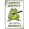 Amazon.com: CrazySign Funny Meme Posters Frog Room Decor Hippity ...