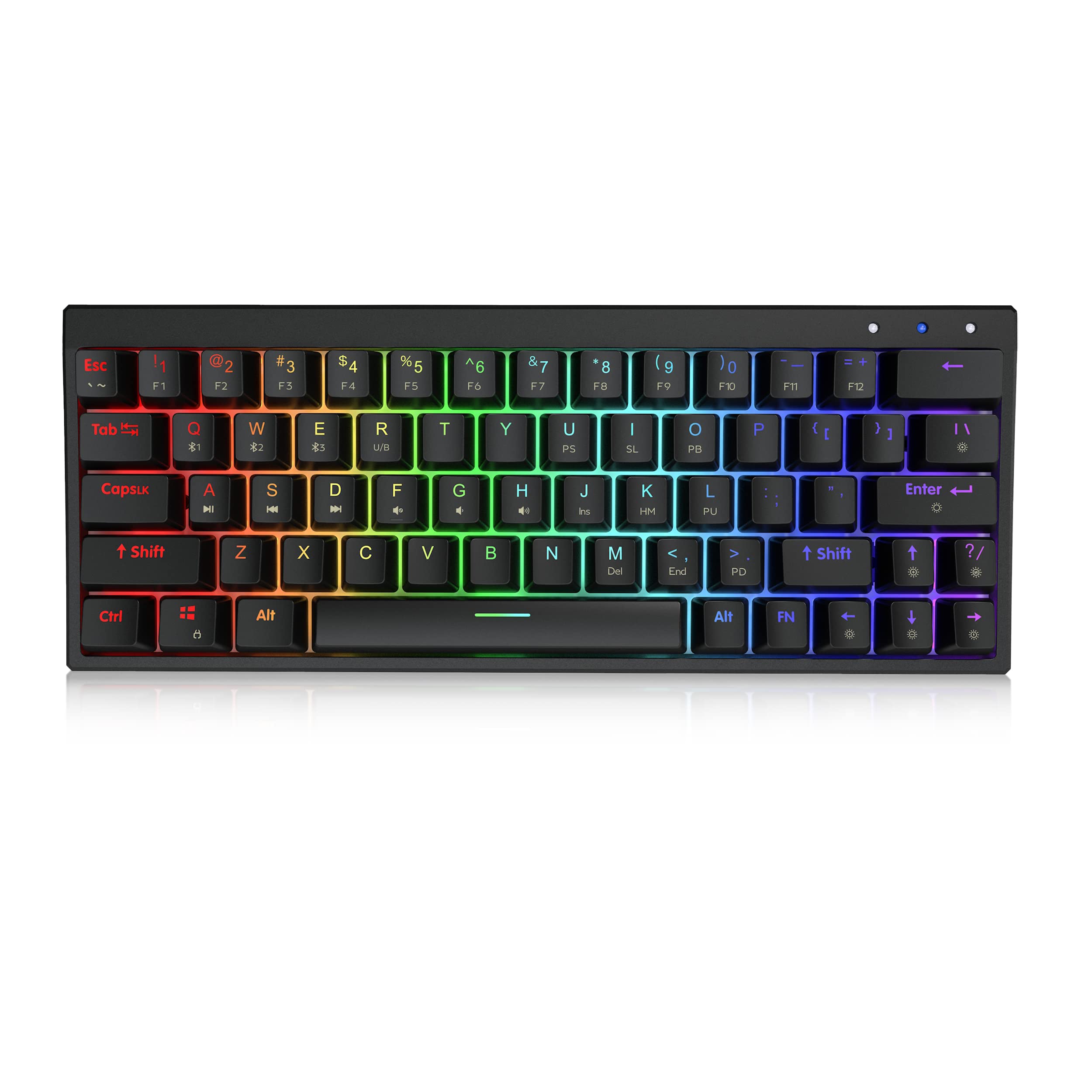 Mua Ractous RTK63B 60% Wireless Mechanical Gaming Keyboard,RGB Blacklit ...