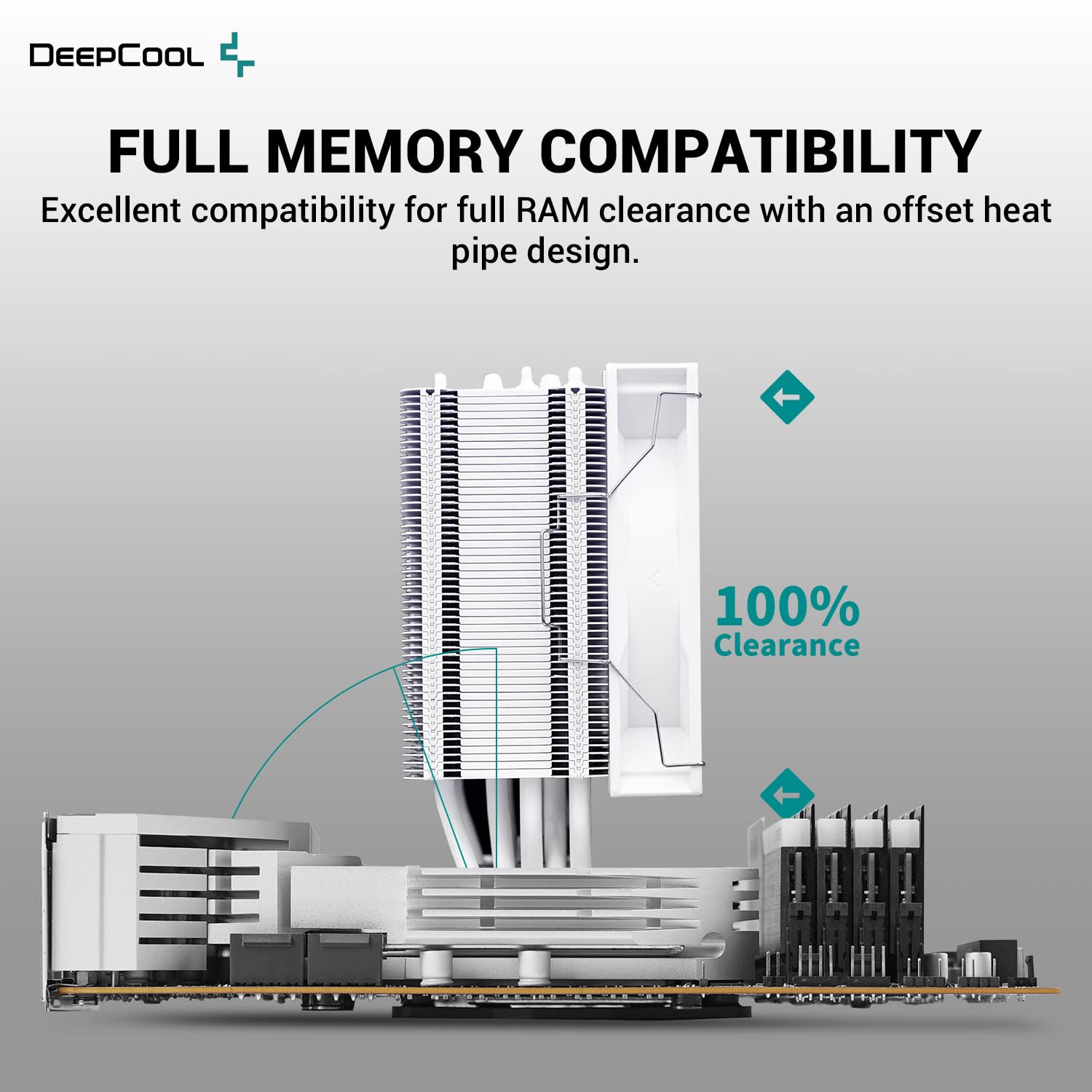 Mua DeepCool GAMMAXX AG500 WH ARGB White CPU Air Cooler 240w TDP 6mm x ...