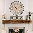 Amazon.com: EMAX HOME 20 Inch Large Farmhouse Wall Clock, Rustic ...