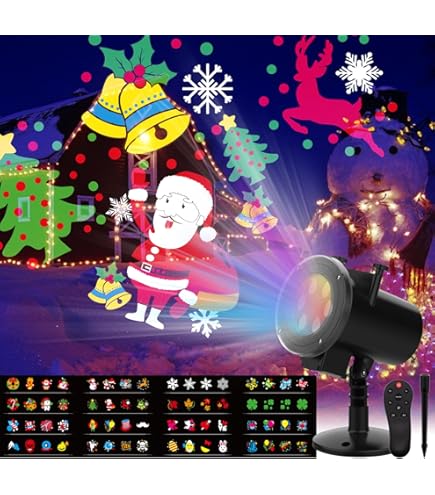 Ocean Light Projector Holiday Led Projector 16 Seasonal Slides For