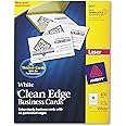 Amazon.com : Avery 5877 Business Cards,F/Laser Printer,400/BX,3-1/2 ...