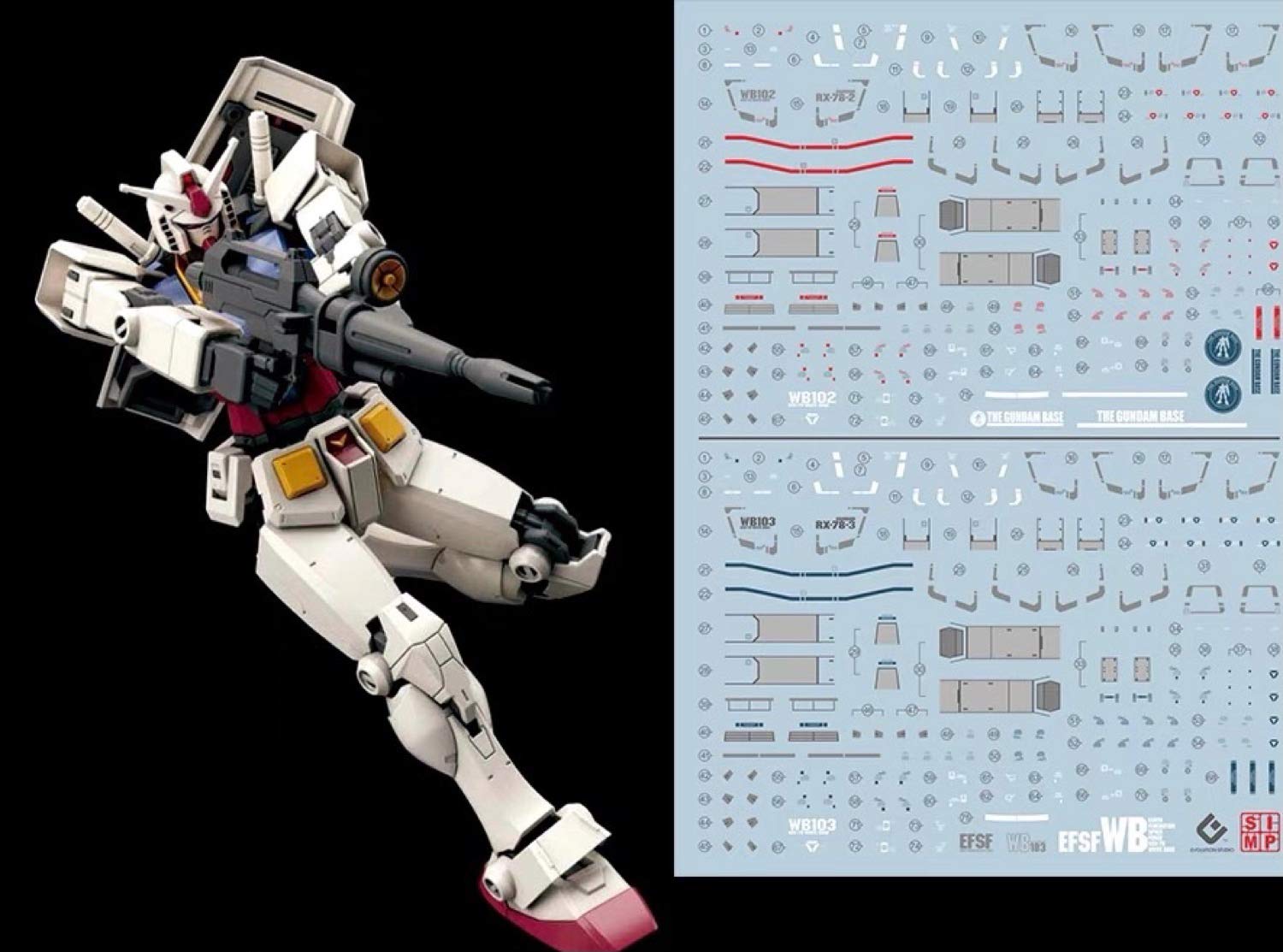 Mua Fluorescent!! HG RG MG PG RE HiRM Robot MS Detail Up Water Transfer Type Decal (For HG 1/144 ...