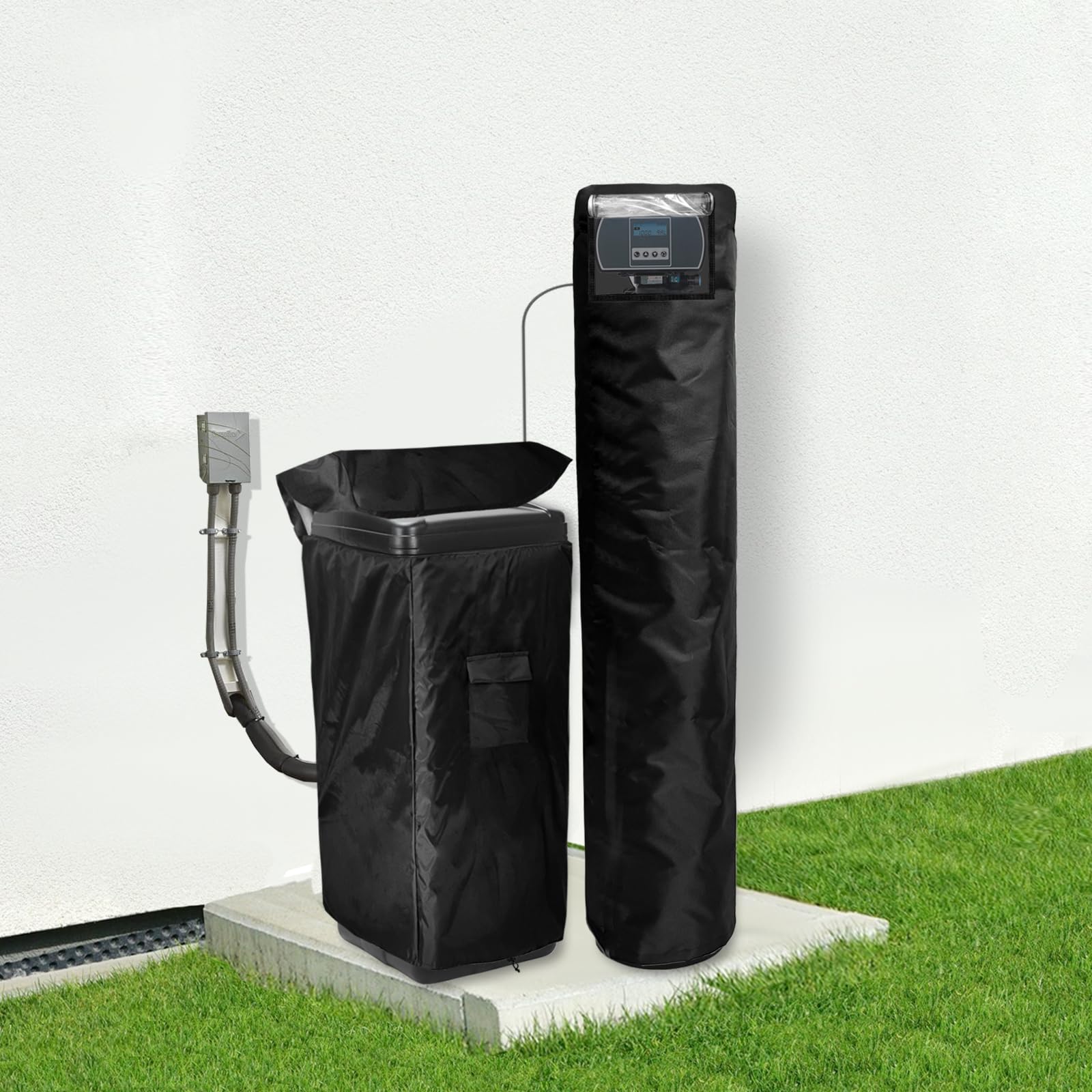 Sobana Water Softener Cover,Outdoor Insulated Water Softener Tank Cover ...